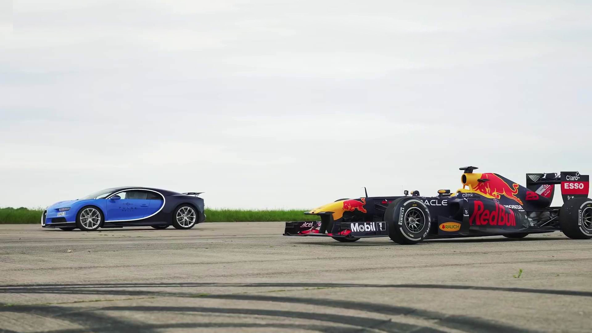 Bugatti Chiron Vs Red Bull F1: pazzesca DRAG RACE [Video]